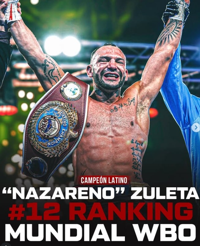 Eduardo “Nazareno” Zuleta es elevado al puesto N° 12 del ranking ...